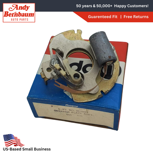 60-72 Plymouth Dodge Single Point Distributor Ignition Breaker Plate ...