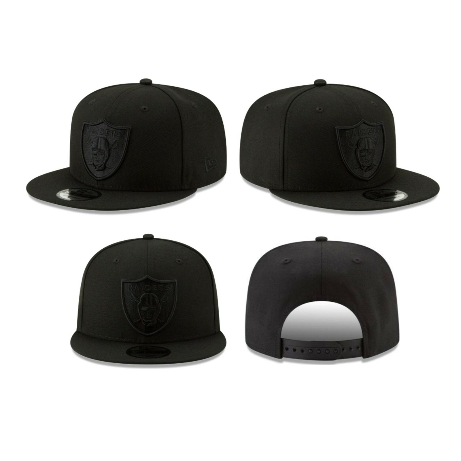 Las Vegas Oakland Raiders NFL Authentic New Era 59FIFTY / 9FIFTY Cap ...