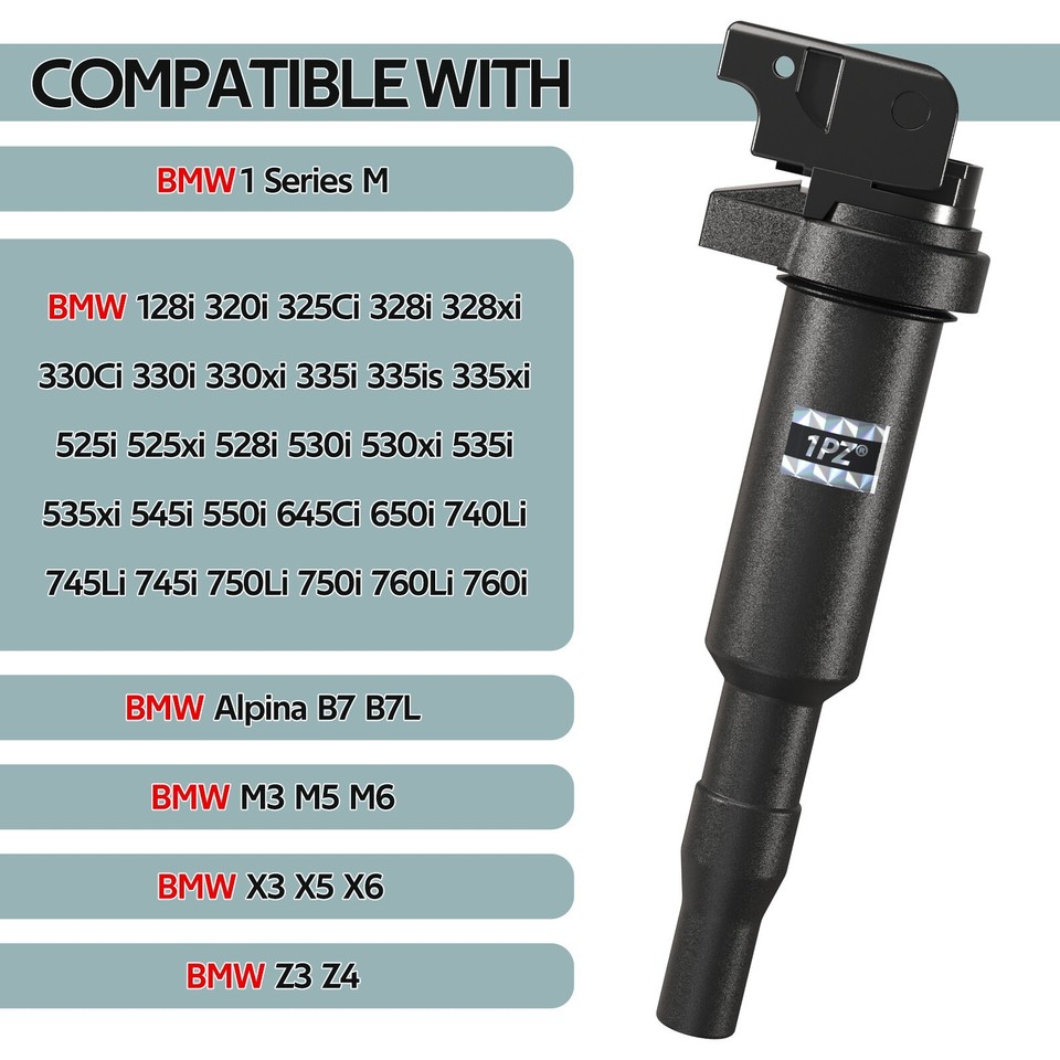 For 6x Ignition Coils OEM Bosch BMW 0221504470 12137594938 12131712219 ...