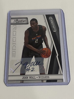 2010-11 Panini Prestige John Wall Rookie Auto /99 Autograph ️ 🔥📈🐐 | eBay