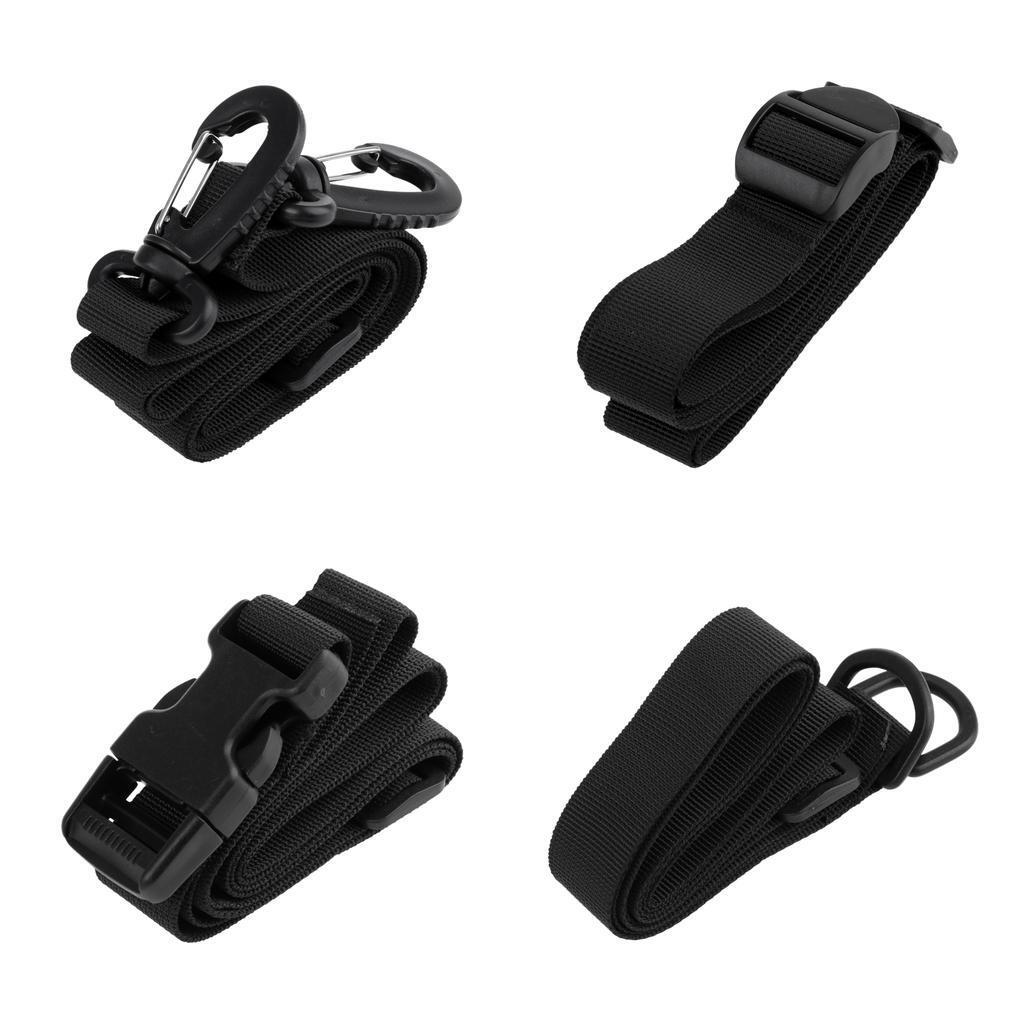 4X Outdoor Strapping Band Backpack Webbing Strap Belt Swivel Clip ...