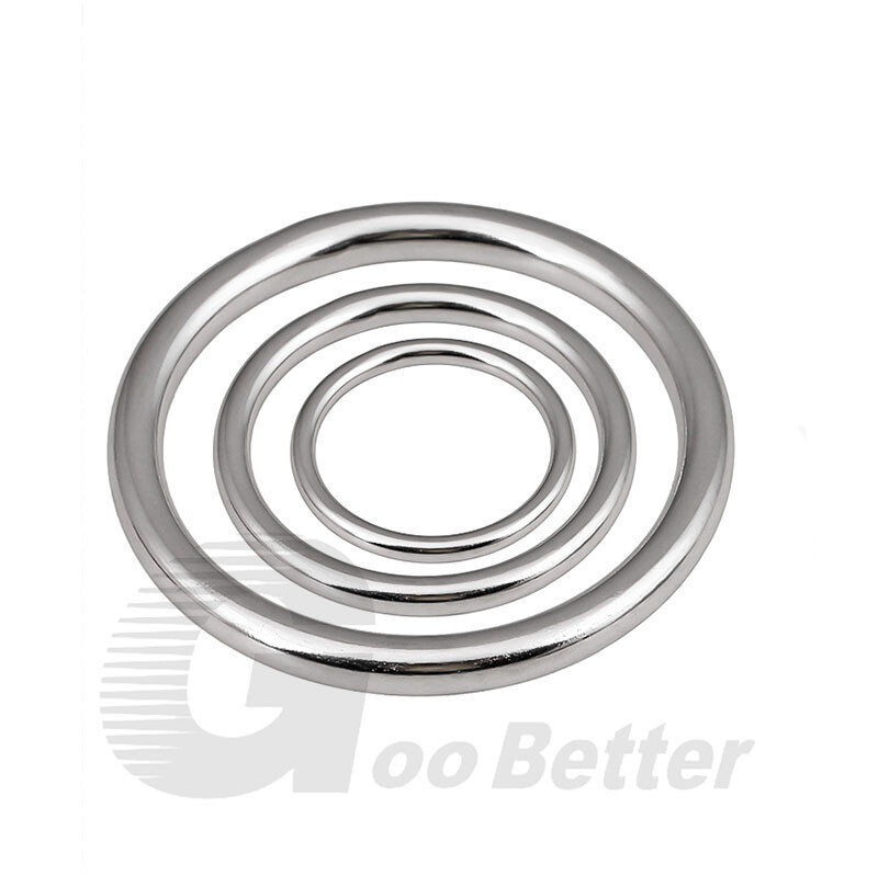 Metal O Rings Welded Metal Stainless A2 Solid Steel Ring Polished Round ...