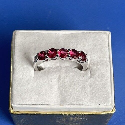 Bomb Party Ring (Size 8) Lab Created Ruby on a Solid .925 Sterling ...