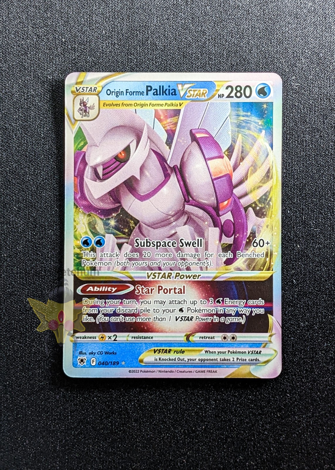 Pokémon | Origin Forme Palkia VSTAR | Astral Radiance 040/189 Holo | NM ...