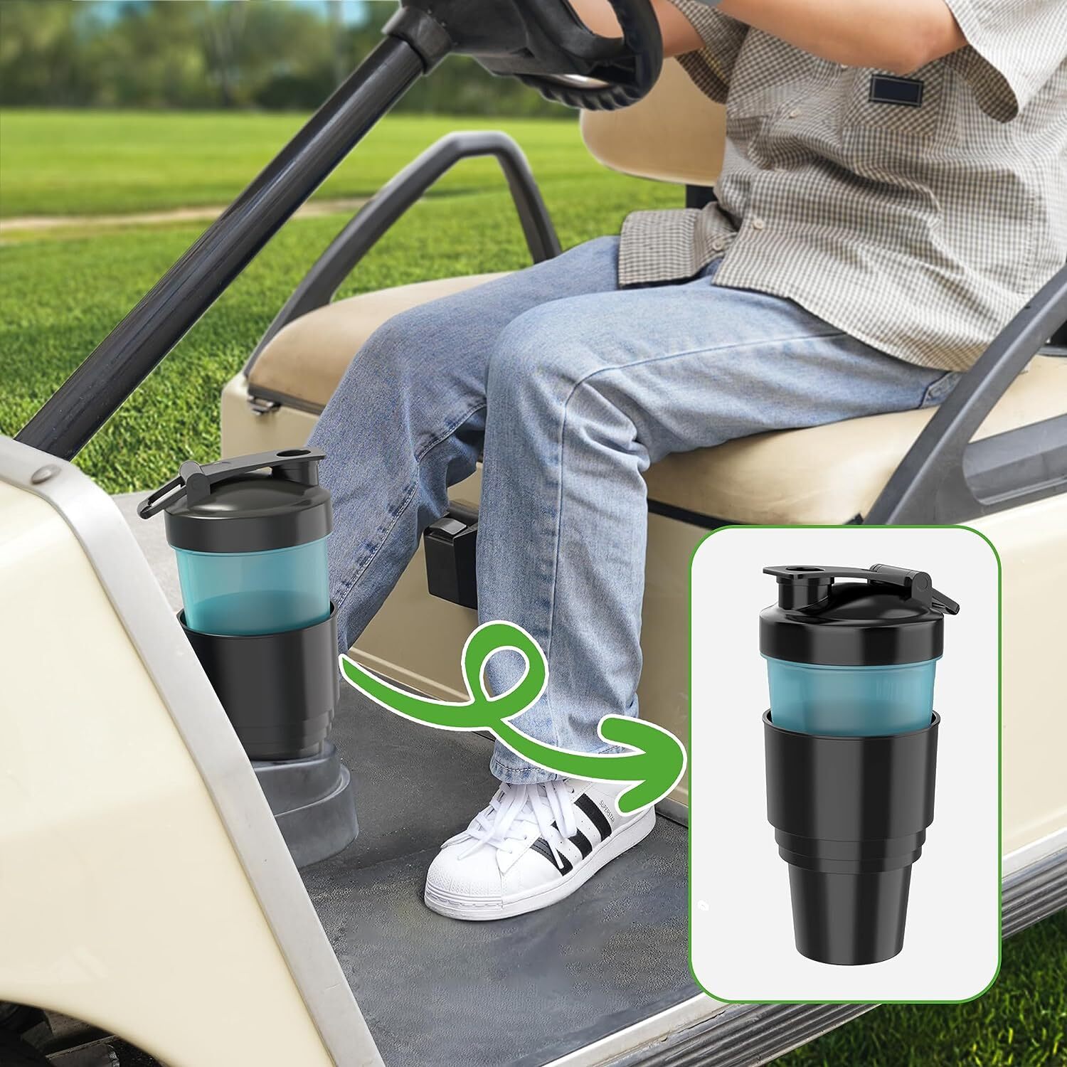 Universal Golf Cart Heater Propane Cup Holder for Yamaha EZGO Club Car ...