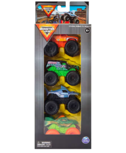 Monster Jam Vehicle Set 4-Count 681147036567| eBay