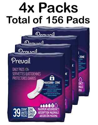 Prevail Daily Women's Incontinence Bladder Control Pads Liners Regular ...