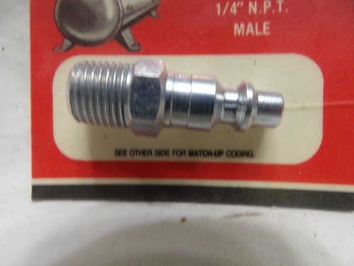 Milton s727 Coupler Plug 1/4" npt Male (Qty of 3) | eBay