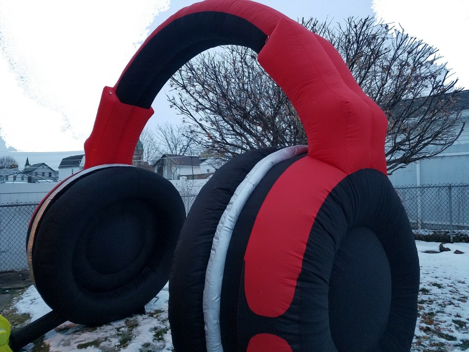 BLUE Giant Inflatable Headphone for DJ BOOTH, Party Rental !! | eBay