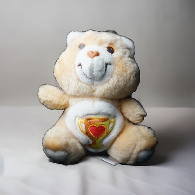 VTG Care Bears CHAMP Heart Trophy Orange Stuffed Animal Plush 7 Inch ...