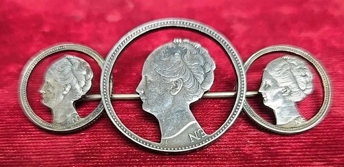 Netherlands Silver Coin Cut Out Brooch | eBay