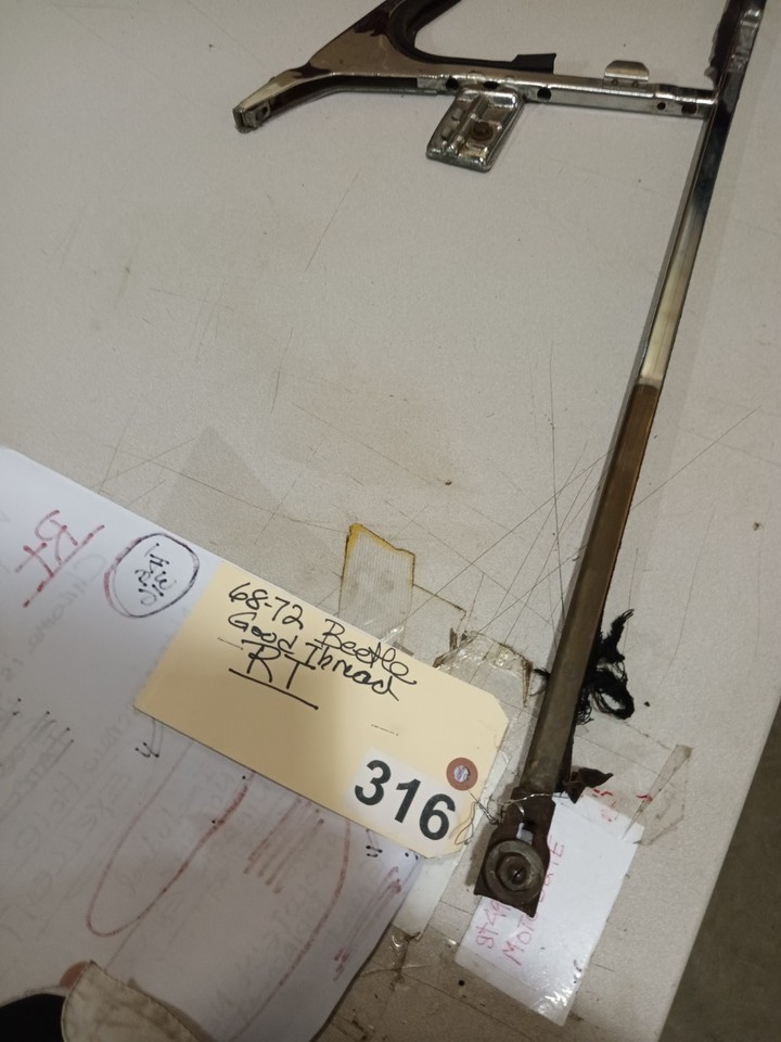 vw beetle 68-72 front vent window assembly RT tag 316 | eBay