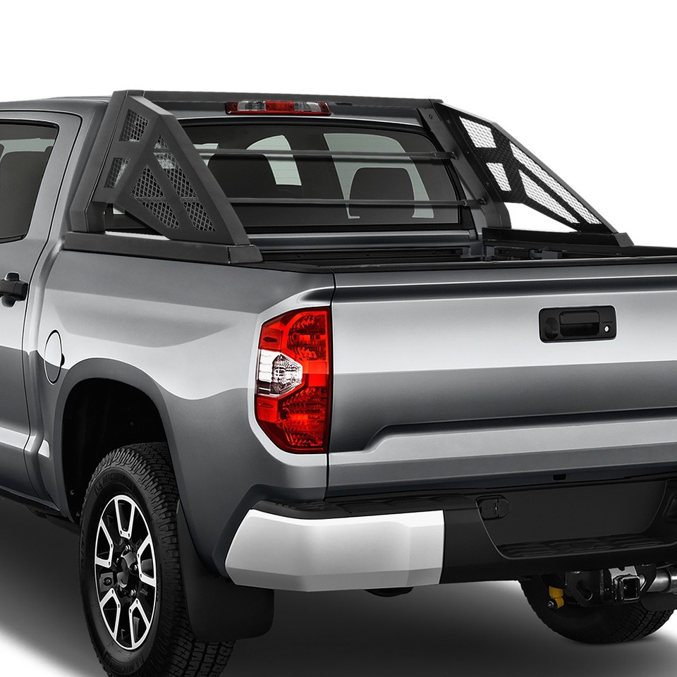 HEAVY DUTY TRUCK BED CHASE RACK BLACK ROLL BAR FOR 07-18 TOYOTA TUNDRA ...