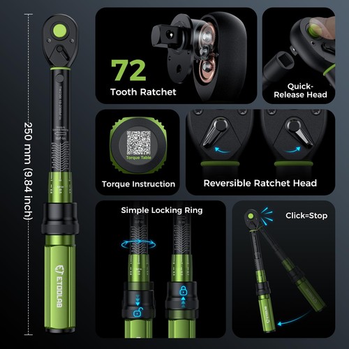 52PC Drive Torque Wrench Screwdriver Set Gunsmith Gun Instrument Tool ...