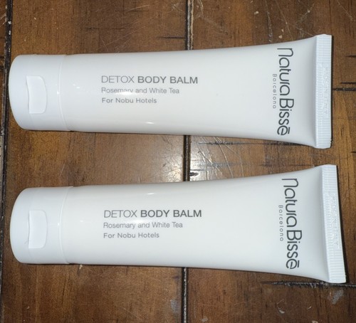Lot of 2 Natura Bisse Rosemary & White Tea Detox Body Balm Lotion 1.7oz ...