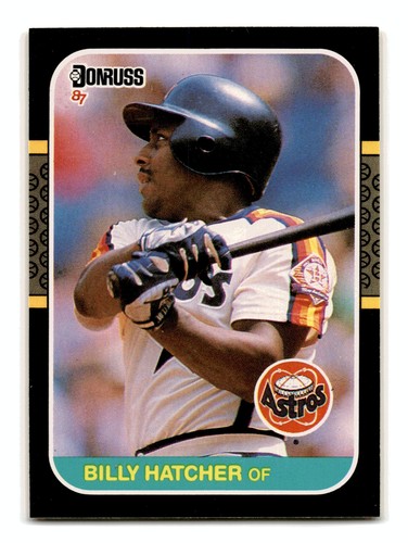 Billy Hatcher 1987 Donruss #481 Houston Astros Mint | eBay
