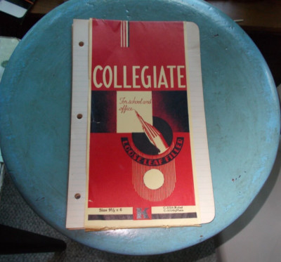 Vintage Collegiate Loose-Leaf-Filler 9 1/2" X 6" Sheets 100 Pack Of 68 ...