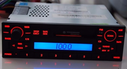 VOLKSWAGEN VW PREMIUM 5 RADIO CASSETTE STEREO 1998+ JETTA PASSAT GTI ...