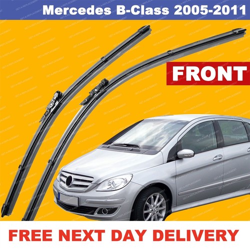 For Mercedes B-Class 05-11 Pinch tap Front Windscreen Wiper Blades SET ...