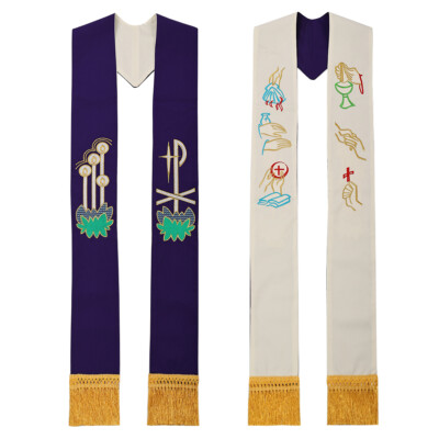 Vestments - White Clergy Stole