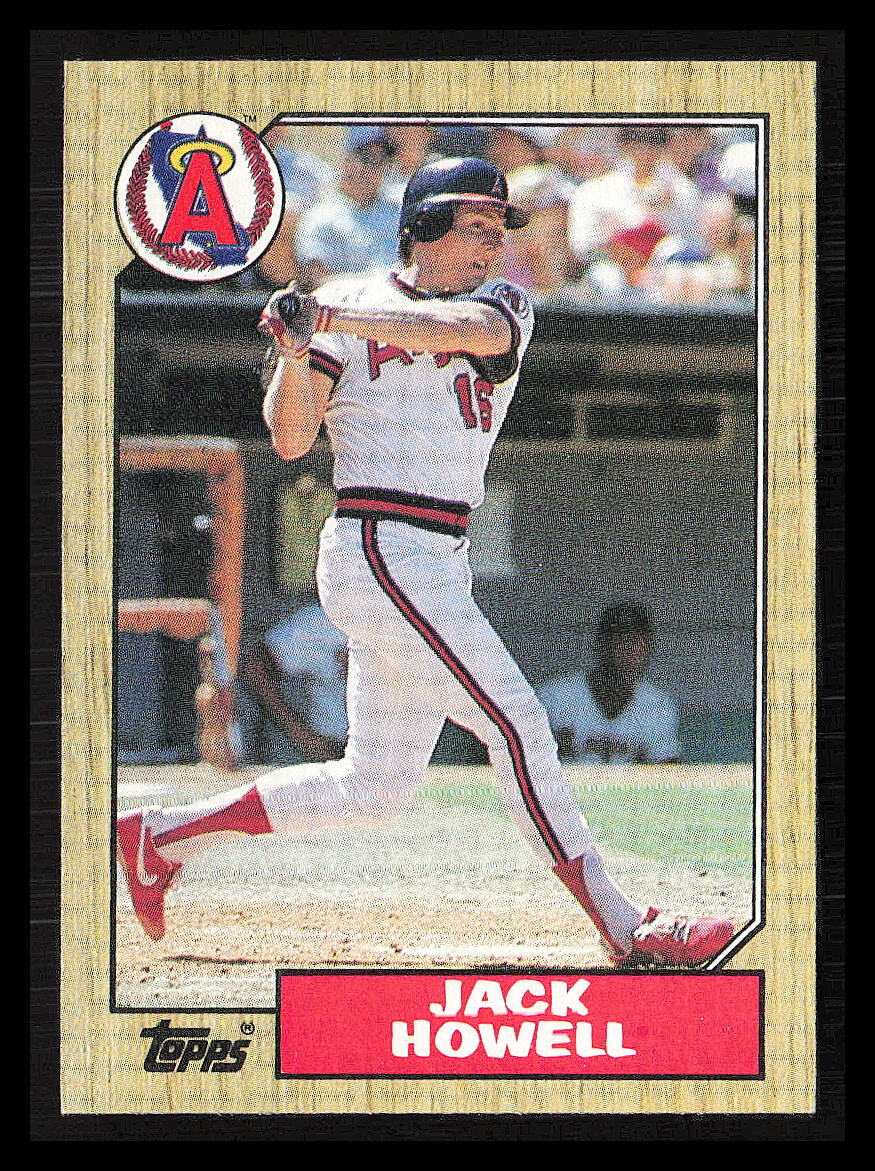 Jack Howell 1987 Topps #422 California Angels | eBay