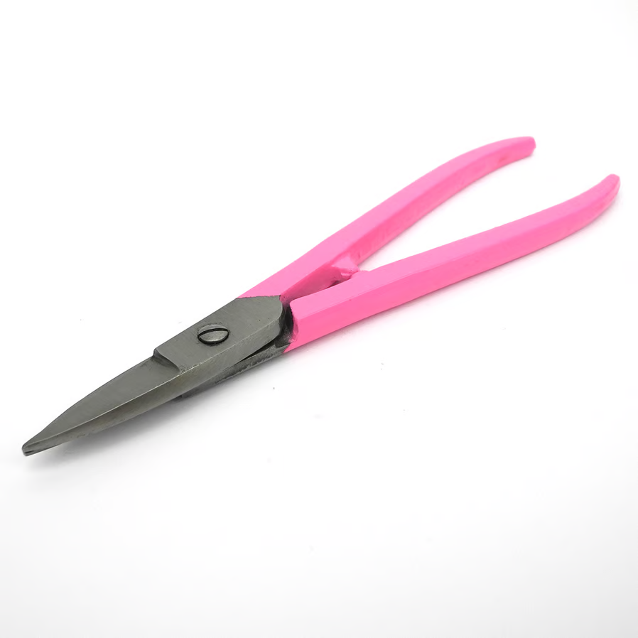 JEWELLERY METAL TIN SNIPS PINK JEWELLERS SHEARS GOLDSMITHS CUTTING ...