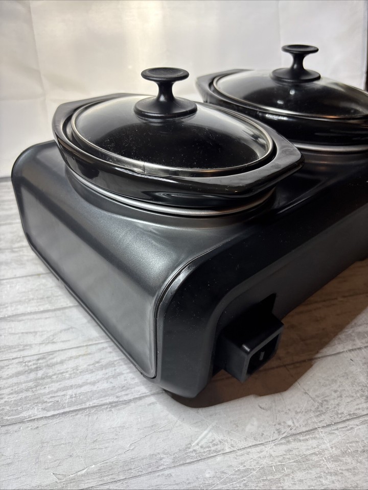 Crock-Pot SCCPMD1-CH Hook Up Double Oval Connectable 2 - 1-Quart Slow ...