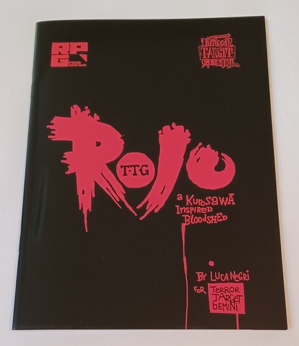 ROJO by Luca Negri Free RPG Day 2024 Need Games! Terror Target Gemini ...