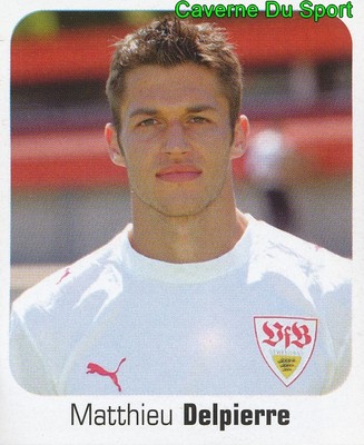 449 MATTHIEU DELPIERRE FRANCE VFB STUTTGART STICKER FUSSBALL 2007 ...