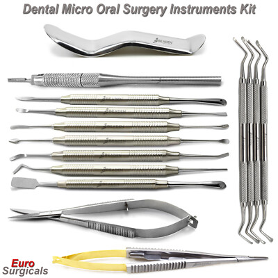 Surgical Surgery Micro Oral Surgery Instruments Kit For Dental Tools ...