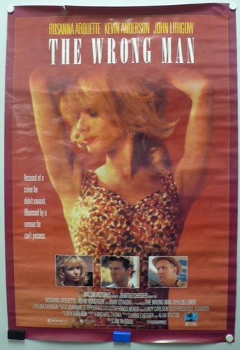 THE WRONG MAN 1993 Rosanna Arouette, Kevin Anderson, and John Lithgow | eBay