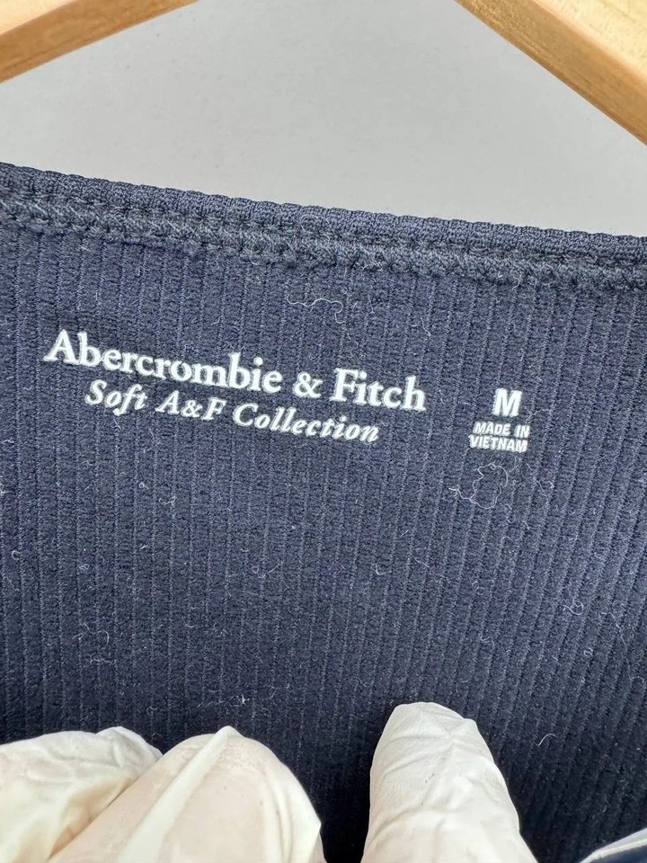 Abercrombie & Fitch Womens Black Cut-Out Tank Top Size M | eBay