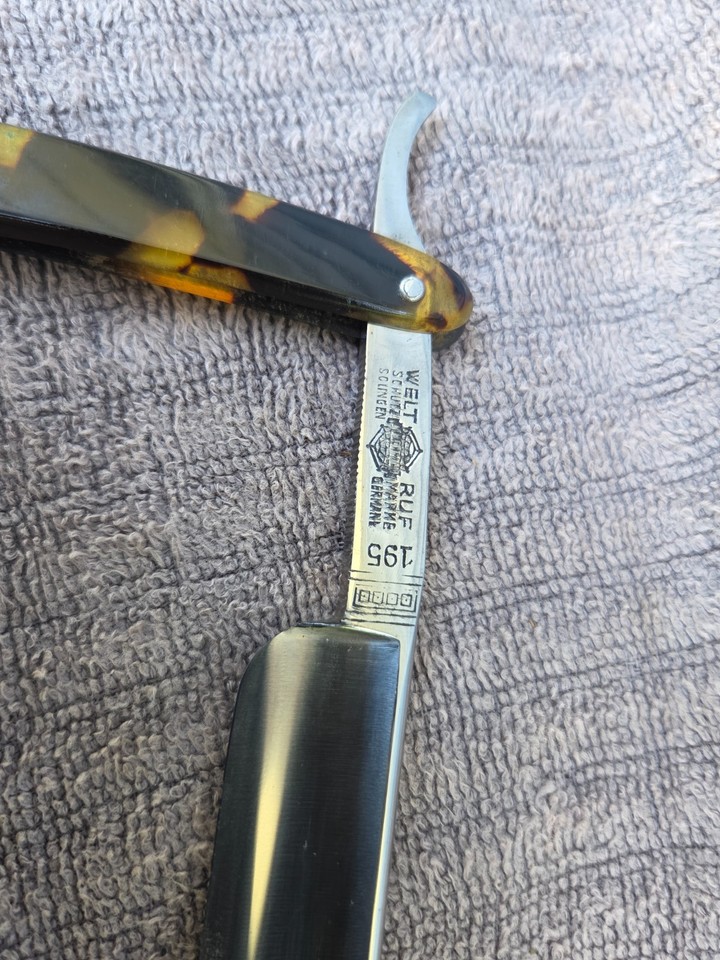 Vintage Tuckmar Solingen Germany Straight Razor 195 | eBay