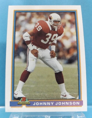 1991 Bowman #421 - Johnny Johnson - Phoenix Cardinals - Near Mint | eBay