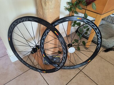 Mavic Cosmic Elite Deep Rim 700c Road Bike Clincher Wheelset 9-11 QR ...