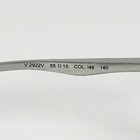 POLICE eyeglasses SATIN SILVER RIMLESS glasses frame MOD: V2922V COL ...