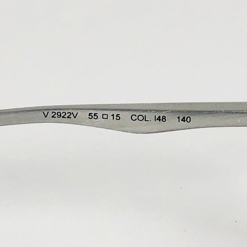 POLICE eyeglasses SATIN SILVER RIMLESS glasses frame MOD: V2922V COL ...