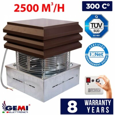 CHIMNEY FAN FOR FIREPLACE BARBECUE Exhaust fan chimney draft Extractor ...