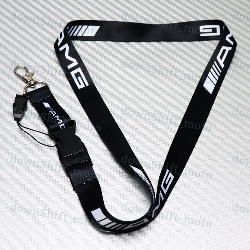 Neck Strap Lanyard Keyring Key Chains Cellphone for Benz AMG Car Logo ...