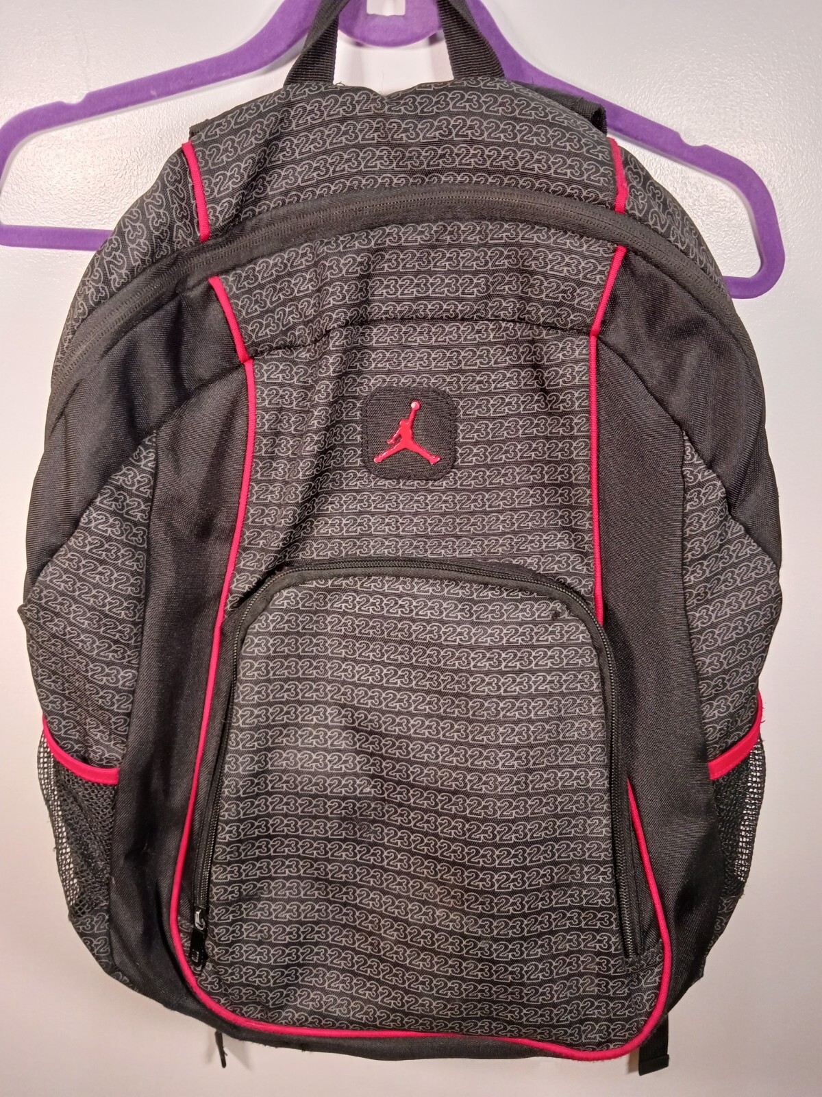 Michael Jordan Air Jumpman 23 Print School Backpack B… - Gem