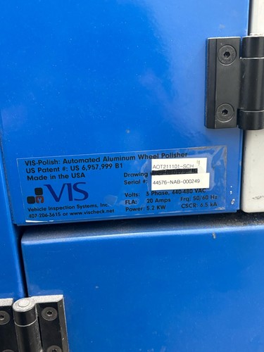 VIS Polish Automated wheel polish machine Kenworth Peterbilt ...