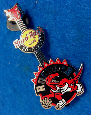 TORONTO RAPTORS NBA BASKETBALL MASCOT GUITAR 2010-11 SEASON Hard Rock ...