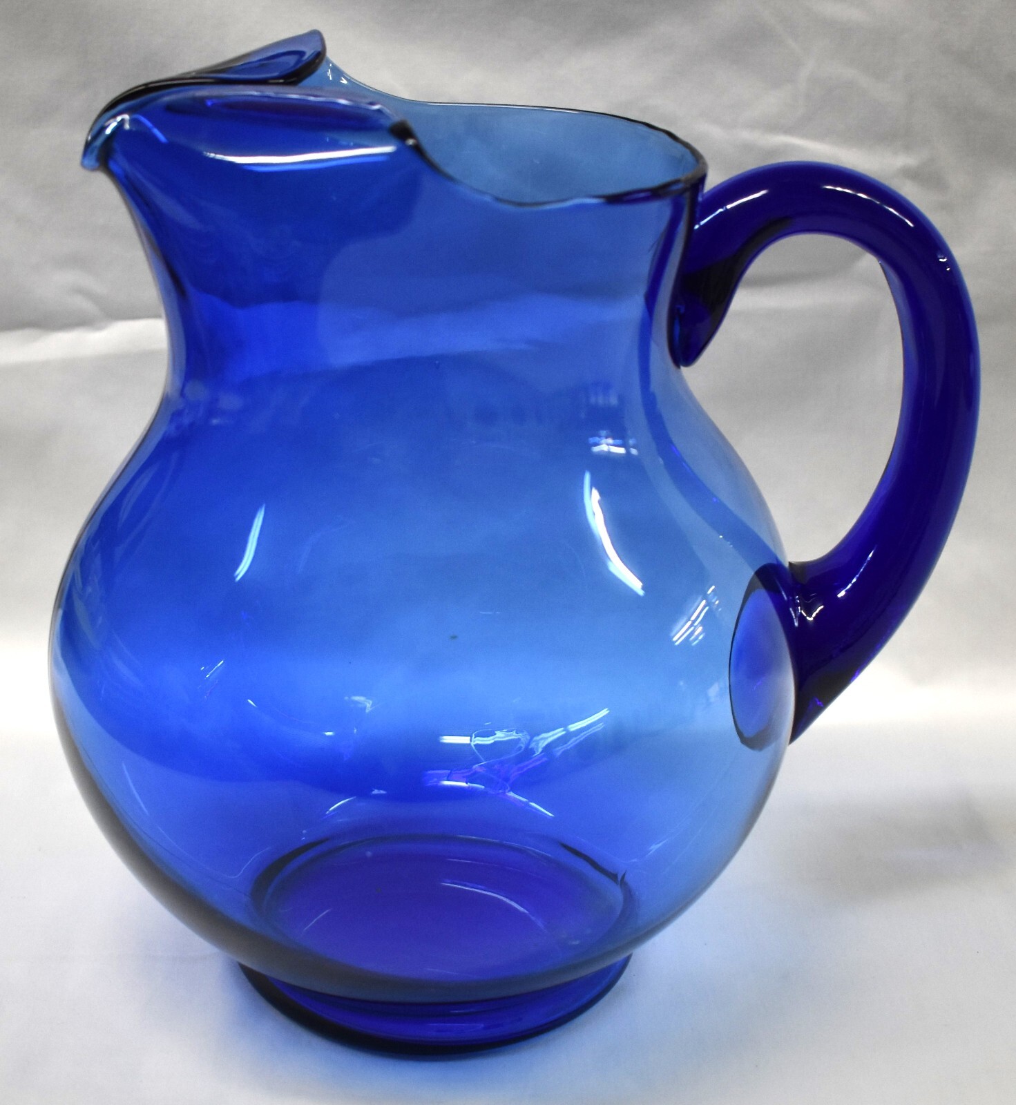 COBALT BLUE BALL PITCHER - 8 1/2" | eBay