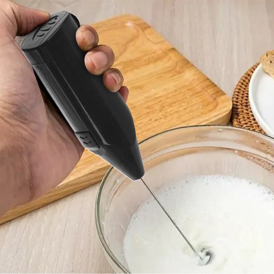 Powerful Milk Frothers Plastic Egg Beater Electric Mini Whisk Small ...