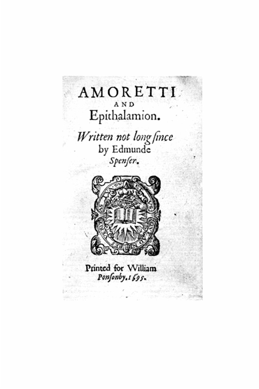 Amoretti by Edmund Spenser (Paperback, 2008) for sale online | eBay