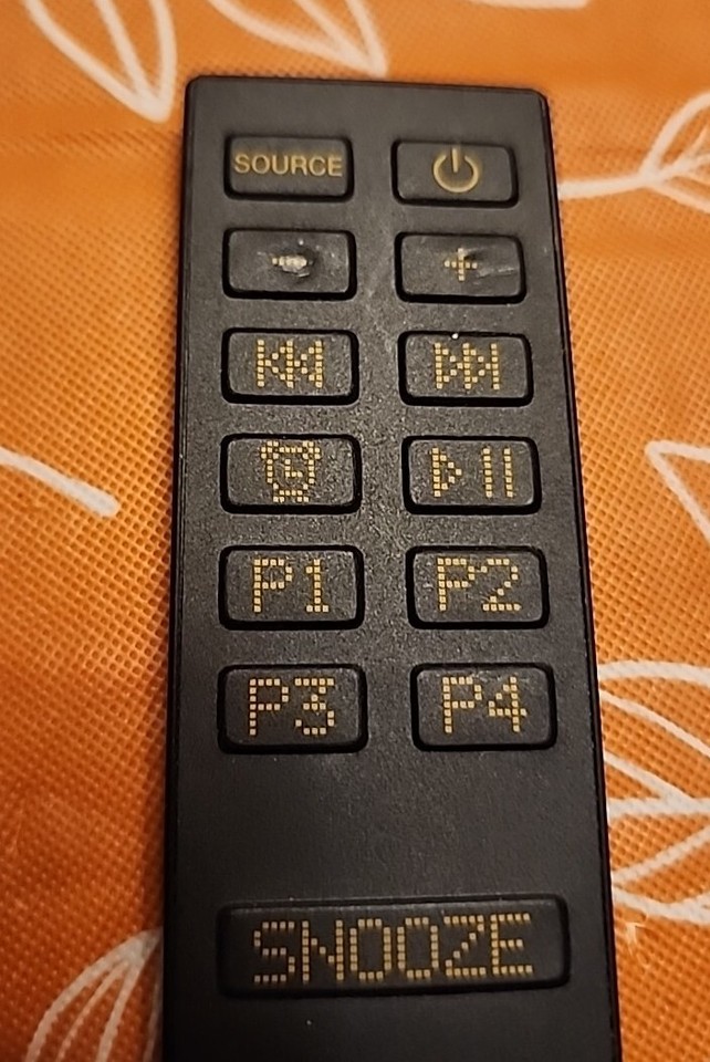 Altec Lansing Radio Alarm Clock Remote Control M402 RC - Black | eBay