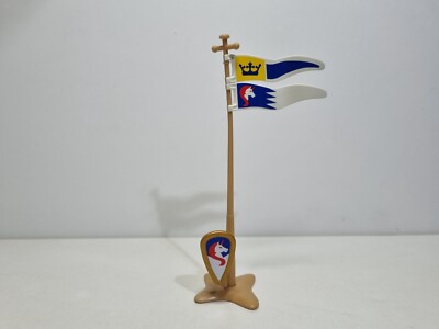 Playmobil 3287 Piece Stick Mast Flag Shield Fair Tournament Medieval ...