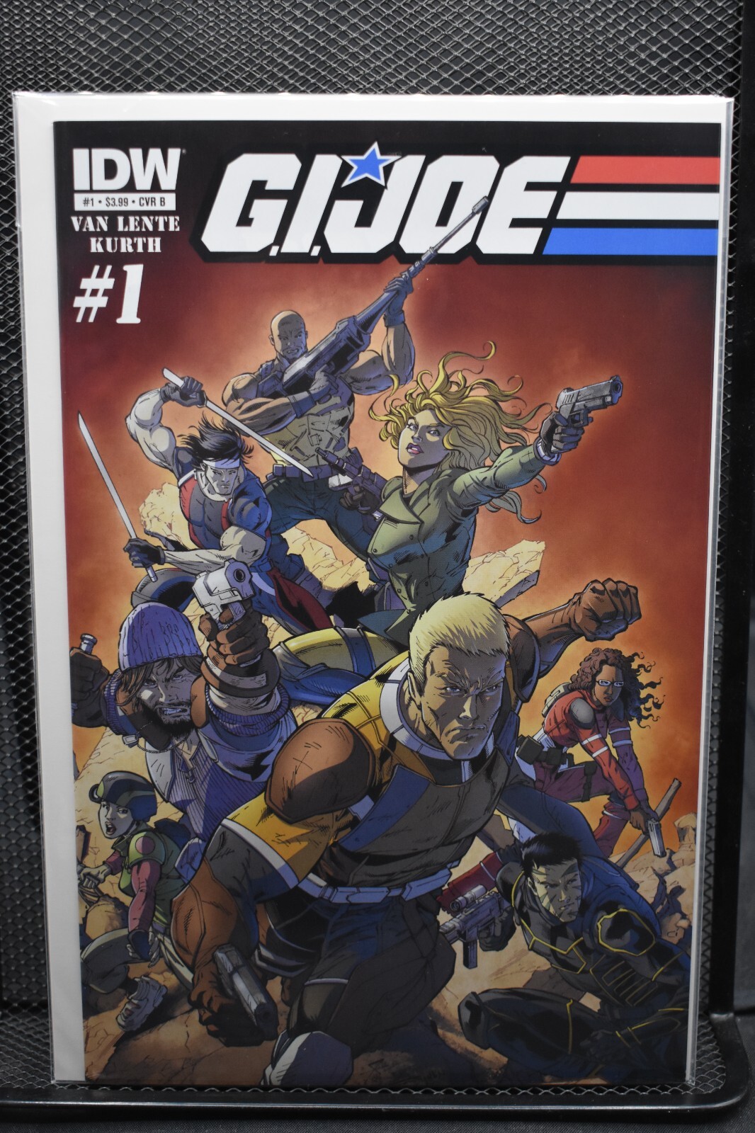 G.I. Joe #1 Steve Kurth Cover B Variant IDW 2013 Snake Eyes Cobra ...