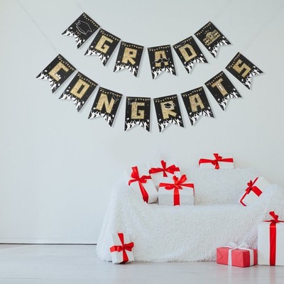Wall Banner Decors Graduation Background Graduate Party Supplies | eBay ...