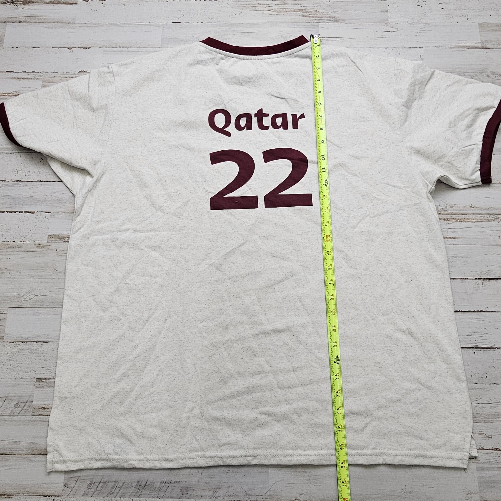 Qatar Airways FIFA World Cup 2022 Ringer Jersey T-Shi… - Gem